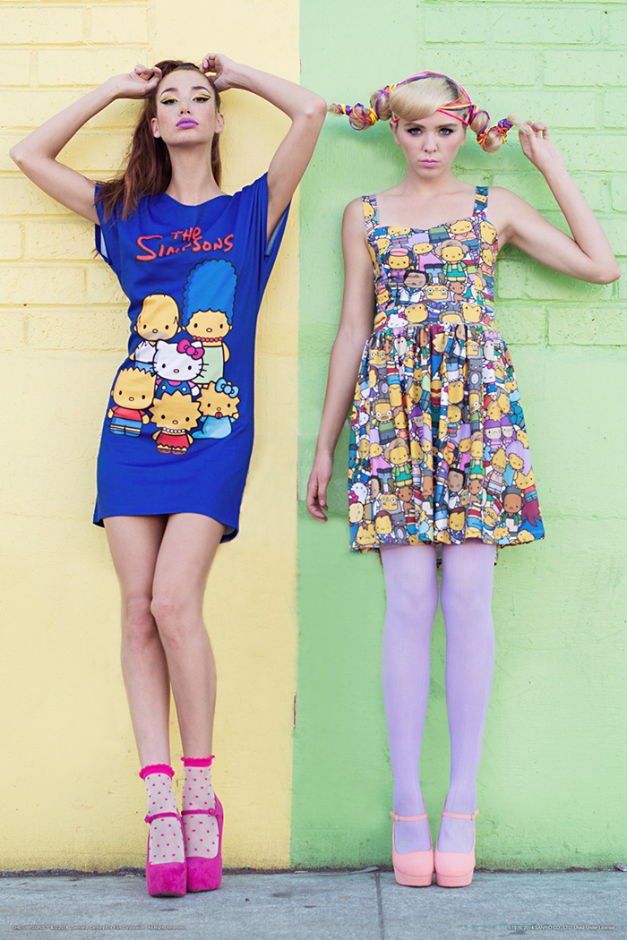 The Simpsons x Hello Kitty for JapanLA - nitrolicious.com