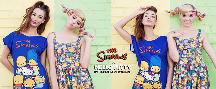 The Simpsons x Hello Kitty for JapanLA - nitrolicious.com