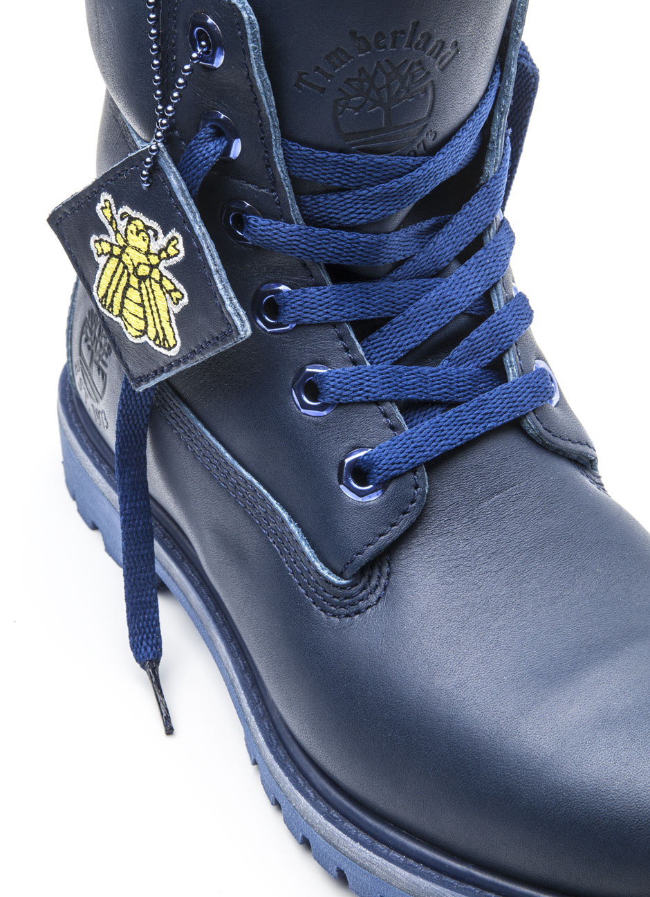 Bee Line x Timberland Blue Boots - nitrolicious.com