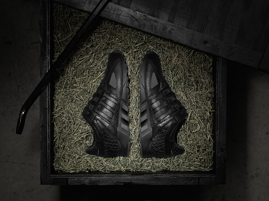 King Push x adidas Originals EQT Running Guidance ‘93 - Black Colorway ...