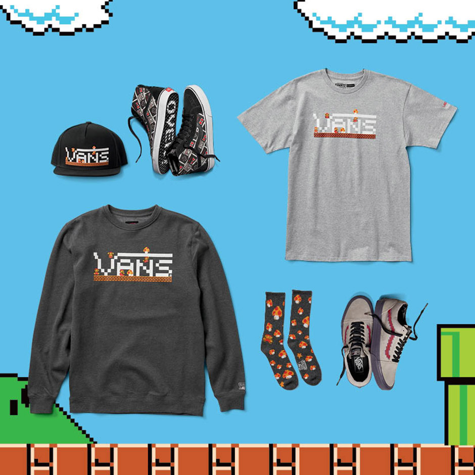 Vans x Nintendo Footwear, Apparel & Accessories Collection ...